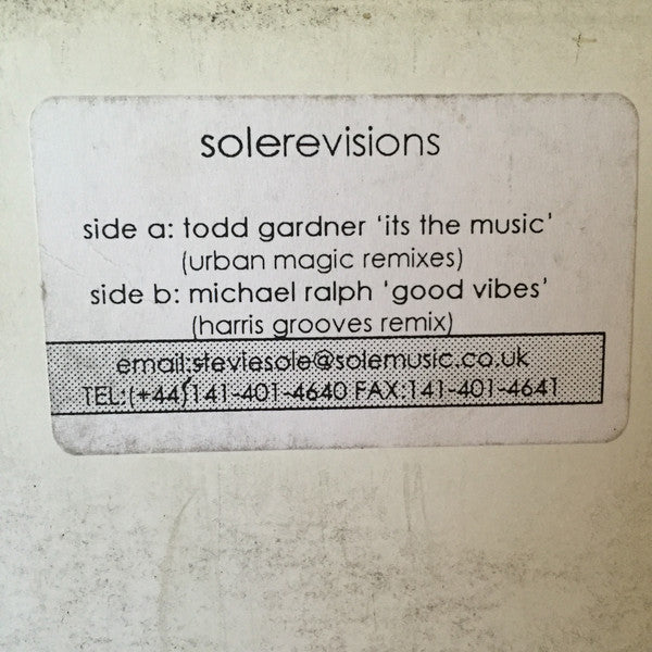 Good Vibes / It's The Music – Stolen Record Club