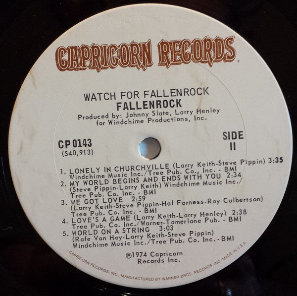 Watch For Fallenrock – Stolen Record Club